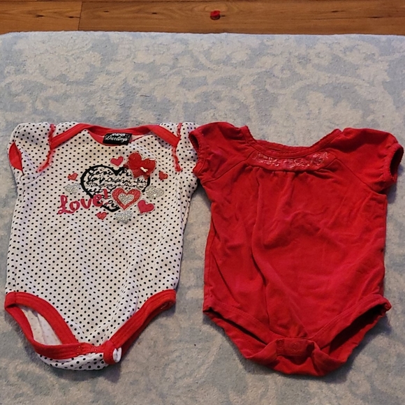 One Pieces | Red And White Onesies | Poshmark